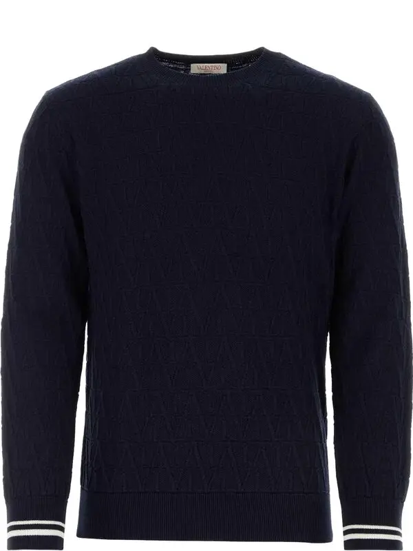 Valentino Garavani Cotton Sweater - Blue