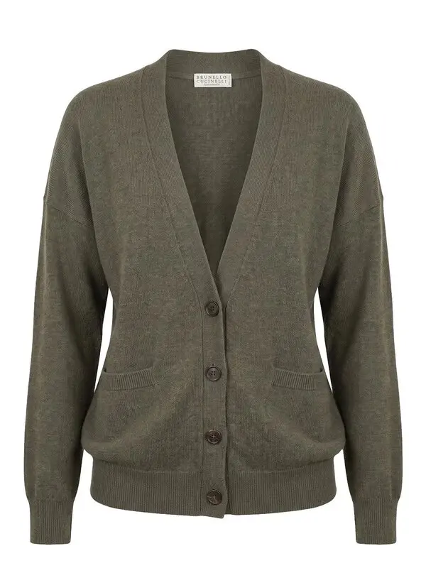 Brunello Cucinelli Cashmere Cardigan - Multicolor
