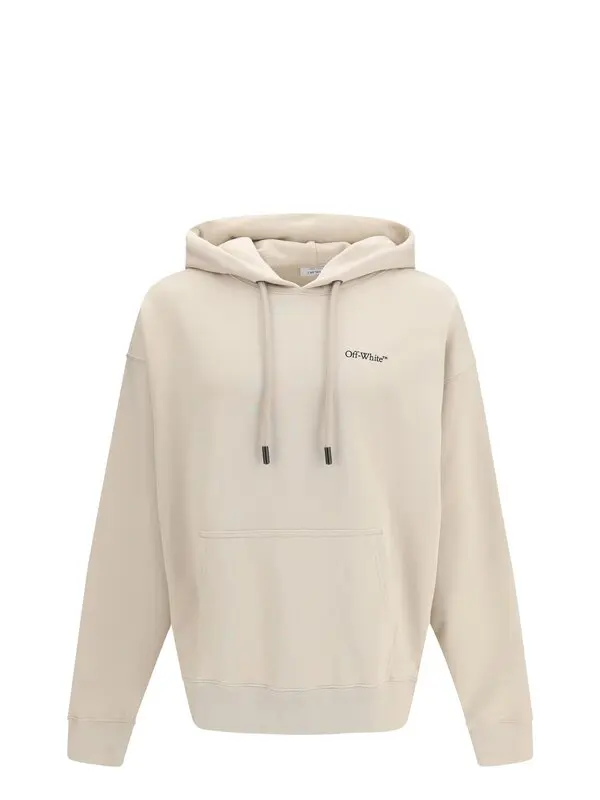 Off-White Half Arrows Skate Hoodie - Cream