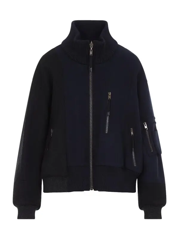 MAISON MARGIELA Maison Margela Reversible Spliced Bomber - Blue