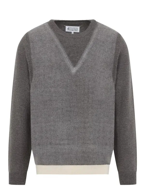 MAISON MARGIELA Fused Knit Sweater - Multicolor