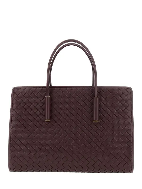 Bottega Veneta Intrecciato Leather Shoulder Bag - Multicolor