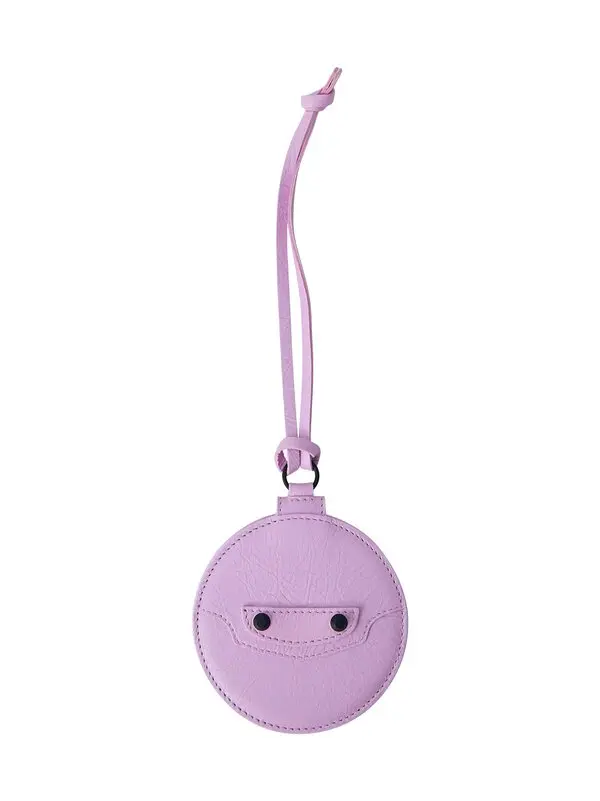 Balenciaga Le City Round Mirror Charm - Pink
