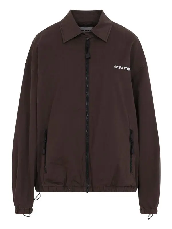 Miu Miu Blouson - Brown
