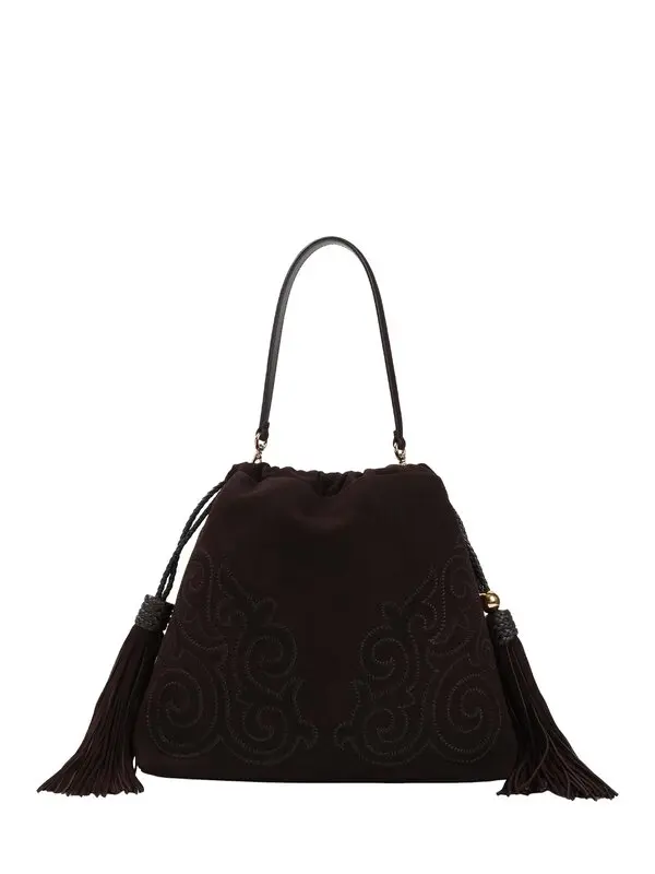 Etro Kalispera Medium Bucket Bag - Brown