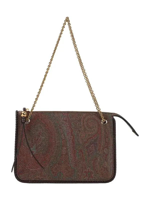 Etro Arnica Crossbody Clutch Bag - Brown