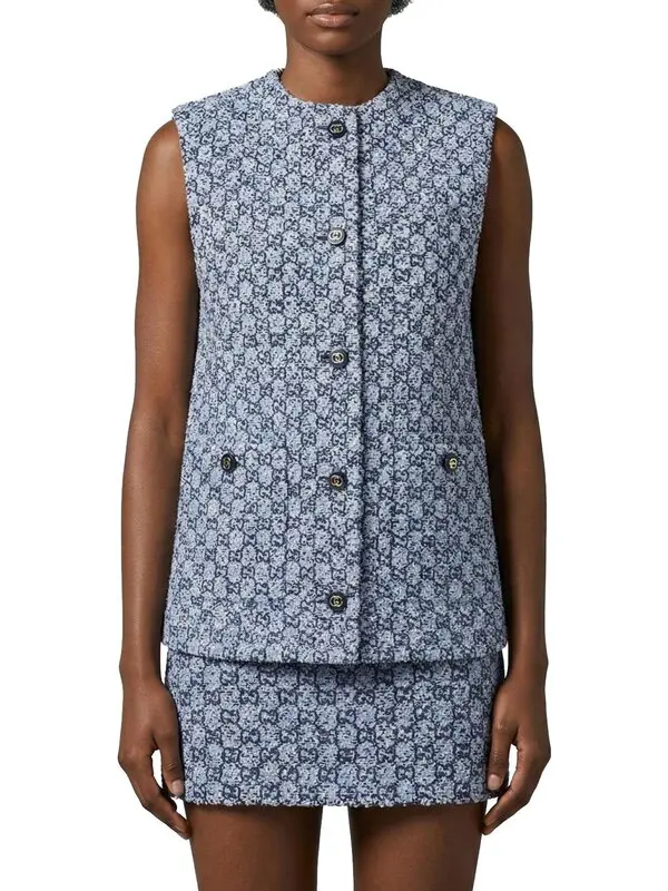 Gucci Waistcoat Gnawed - Blue
