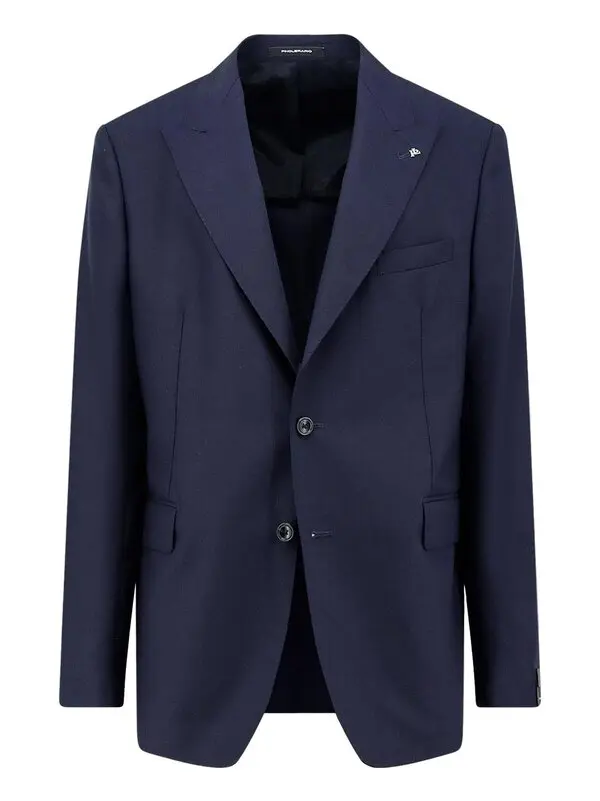 Tagliatore Pino Lerario Virgin Wool And Mohair Blazer - Multicolor