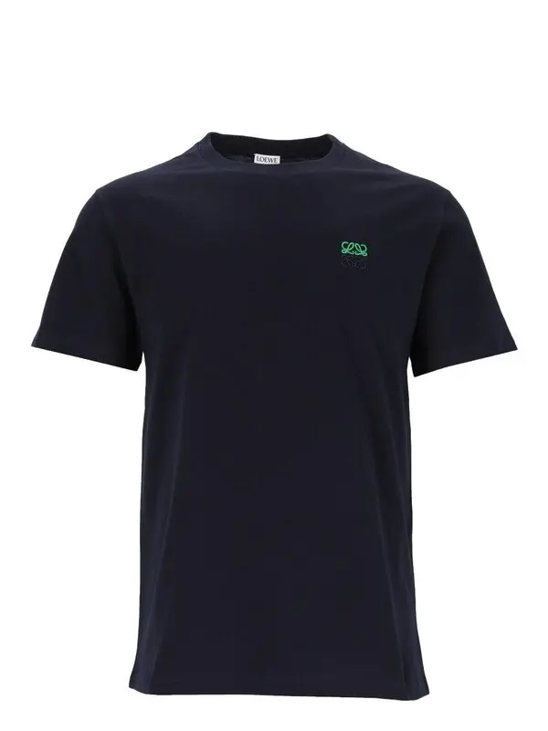 Loewe Regular Fit Cotton T-shirt - Blue