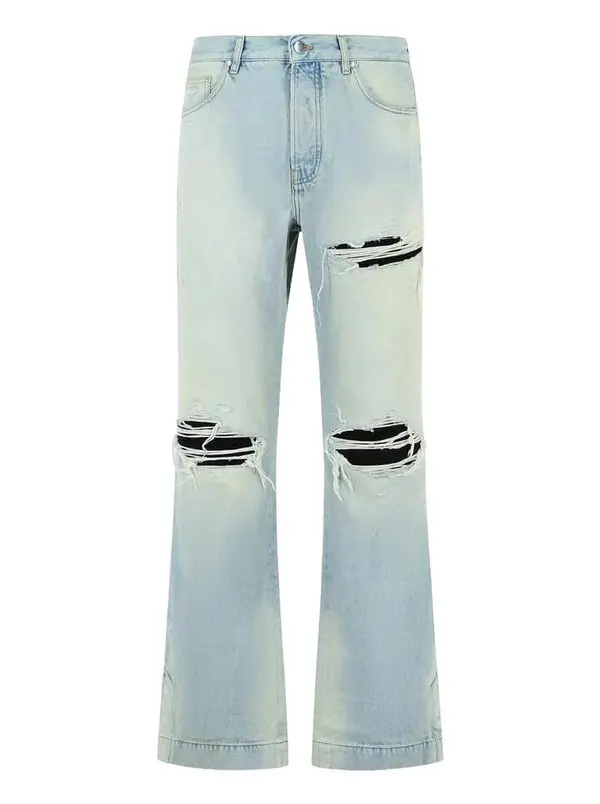 Amiri Denim Wide-leg Jeans - Blue