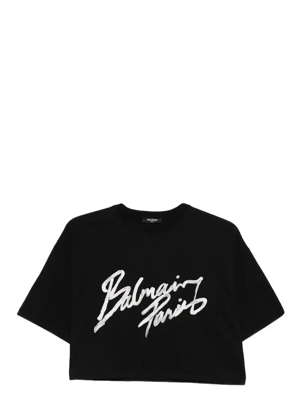 Balmain Tops T-shirts & Jerseys - Black