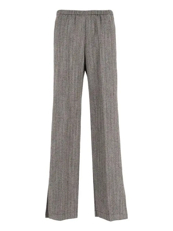 FORTE_FORTE Jaspe Trousers - Black