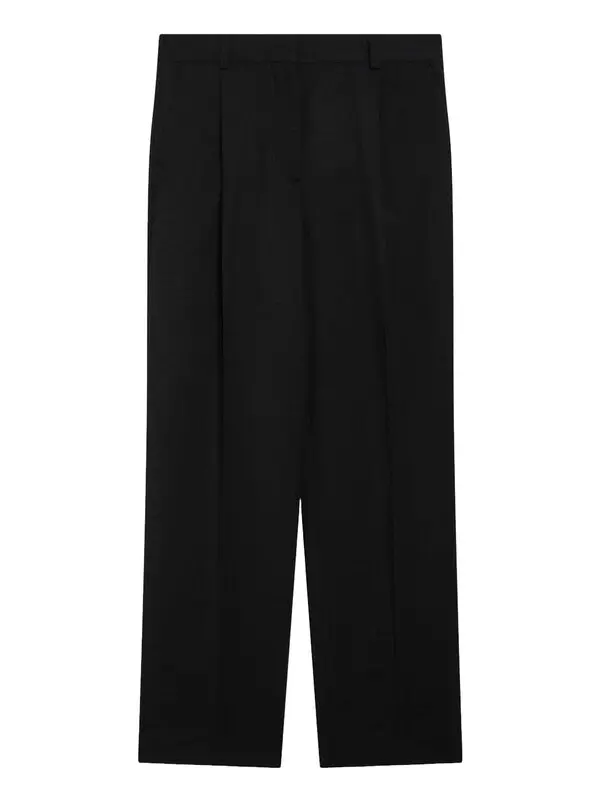TOTEME Wool-blend Trousers - Black