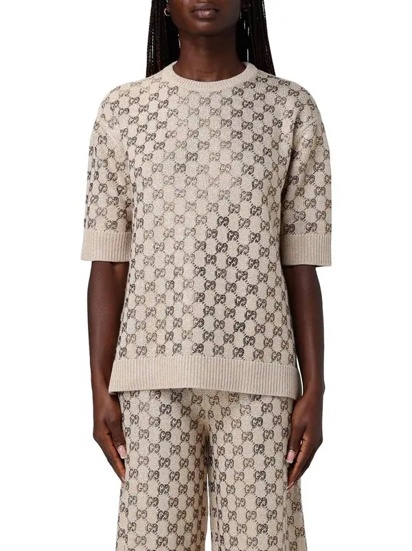 Gucci Gg Wool Sweater - Cream