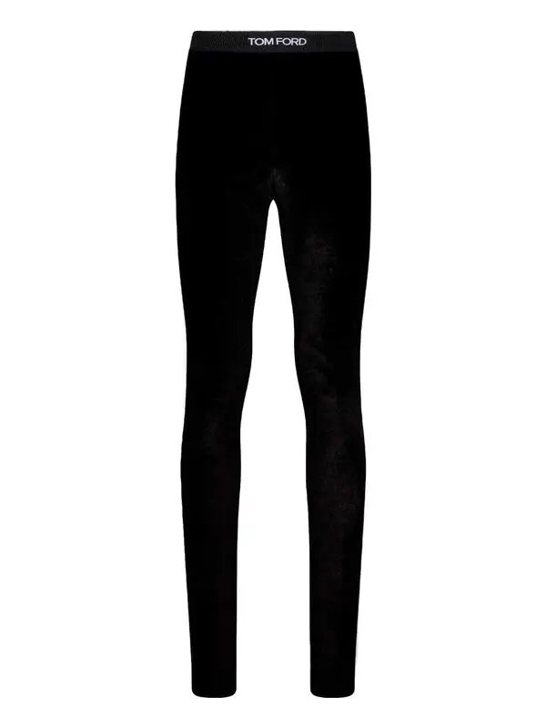 TOM FORD Velvet Leggings - Black