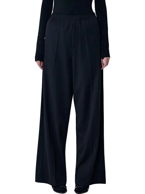 Balenciaga Tailored Wool Pants - Black