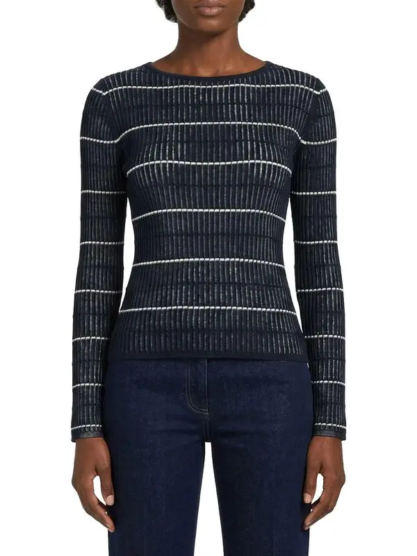Max Mara Striped Sweater - Blue