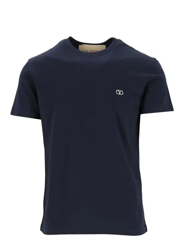 Valentino Garavani Cotton Jersey T-shirt - Blue