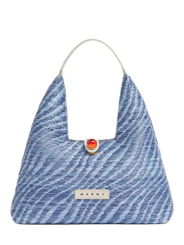 Marni Trapeze Tote Bag - Blue