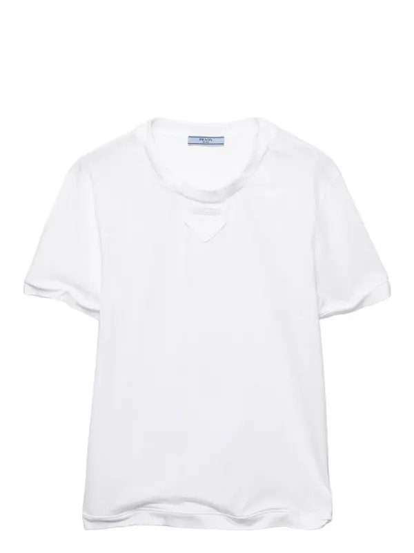 Prada Cotton Jersey T-shirt - White