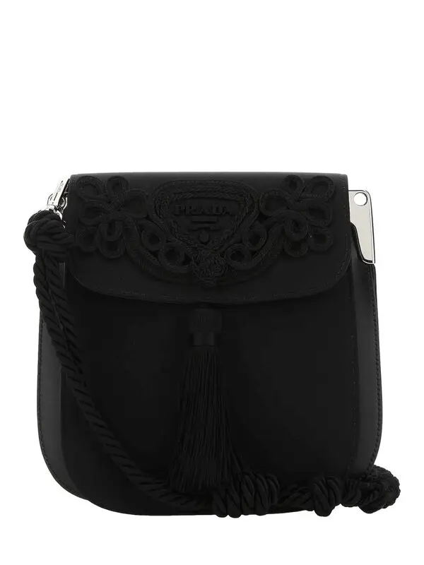 Prada Nylon Crossbody Bag - Black