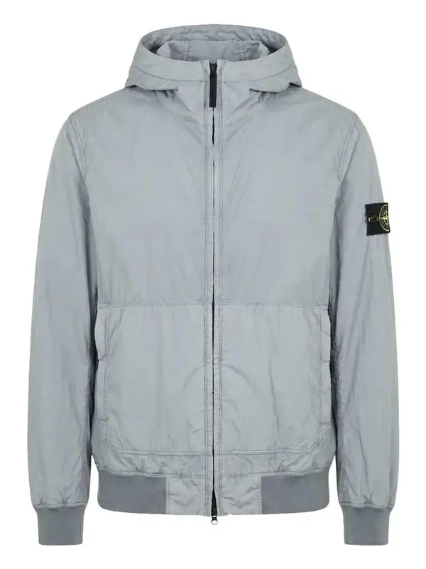 Stone Island Logo-patch Jacket - Gray