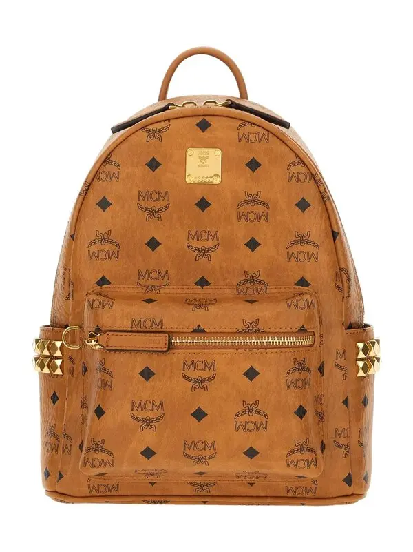 Mcm Monogram Backpack - Multicolor