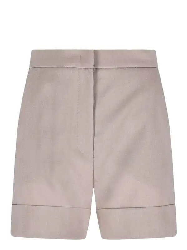 Max Mara Virgin Wool, Mohair And Wool Blend Bermuda Shorts - Multicolor