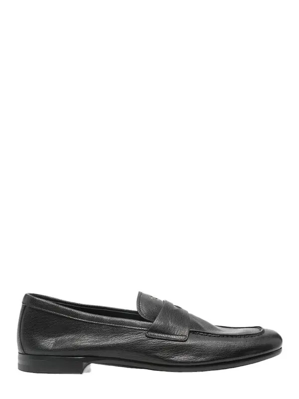 Prada Leather Loafers - Black