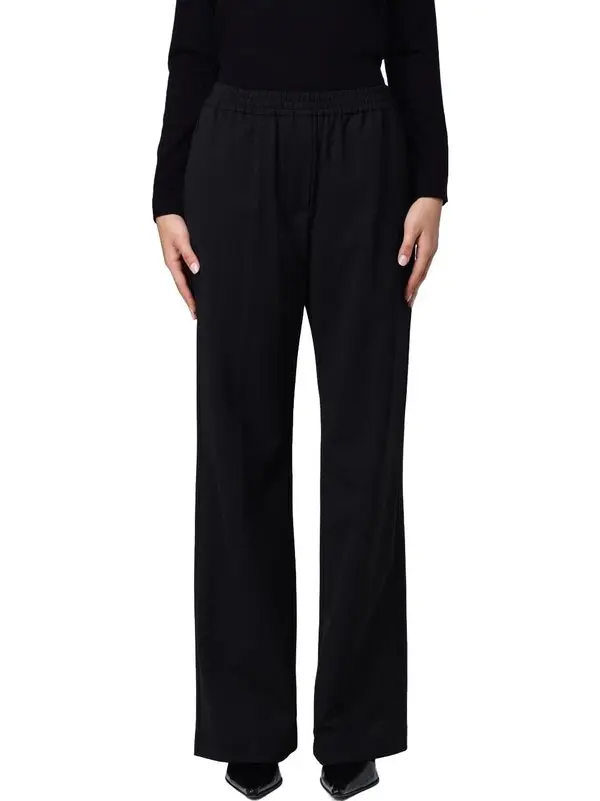 Max Mara Plain Tailored Trousers - Black