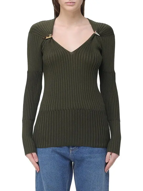 Bottega Veneta V-neck Sweater - Green