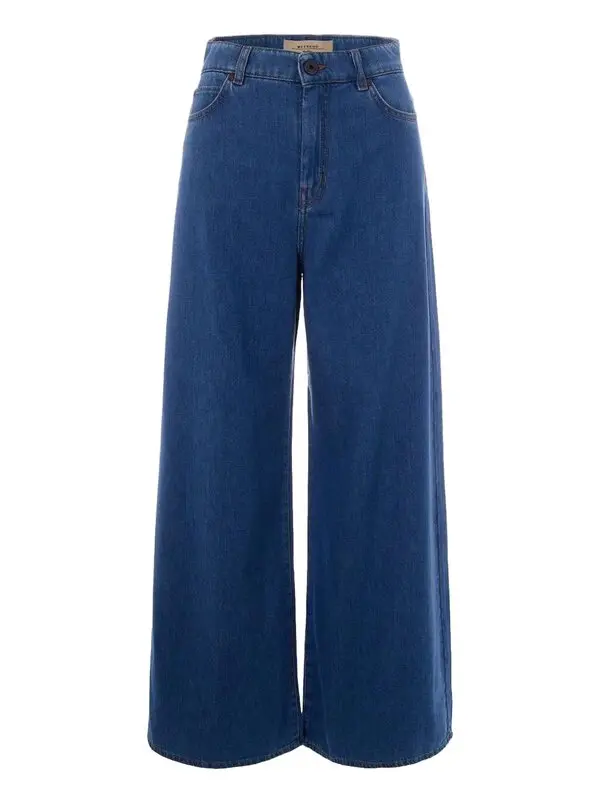 Max Mara Wide Leg Jeans - Blue