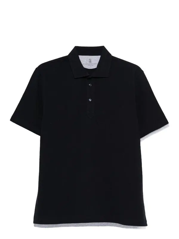 Brunello Cucinelli Polo Shirts - Blue