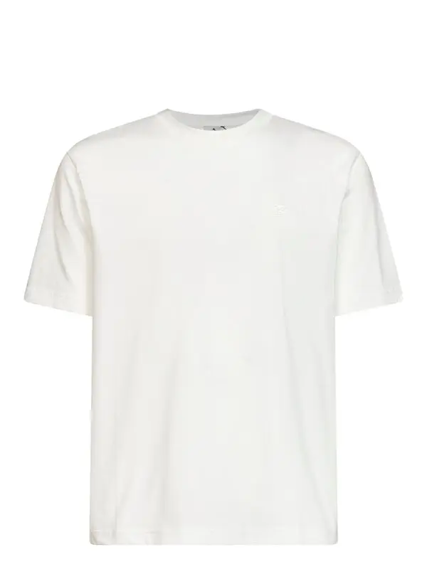 Etro Beige Cotton Logo-embroidered T-shirt - Multicolor