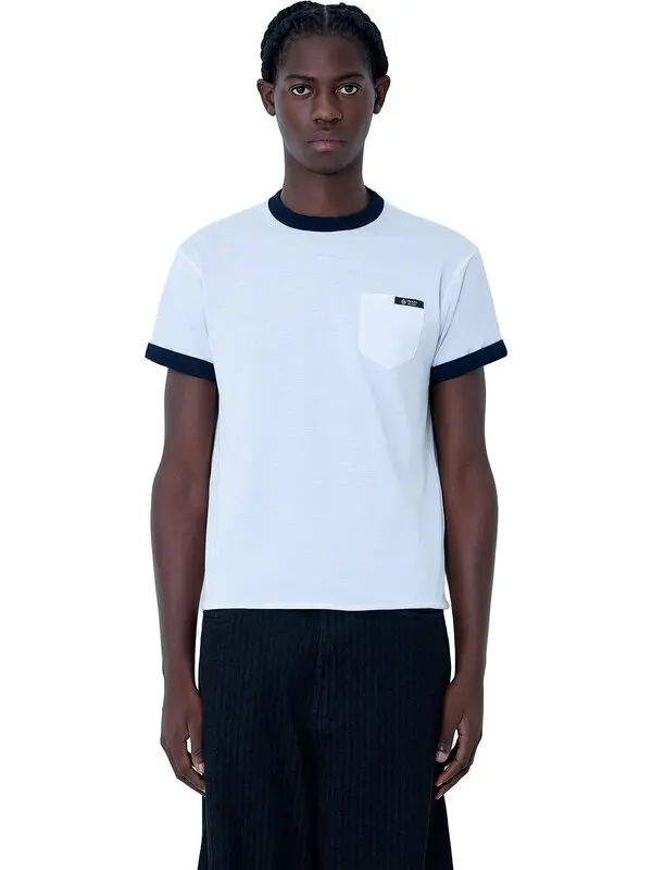 Prada Logo Motif T-shirt - Blue