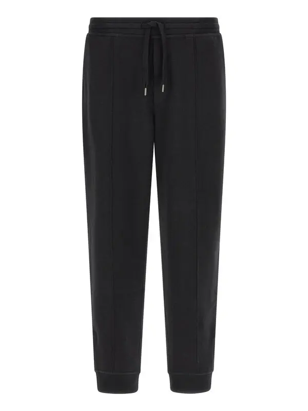 Brunello Cucinelli Cotton, Cashmere And Silk Joggers - Black
