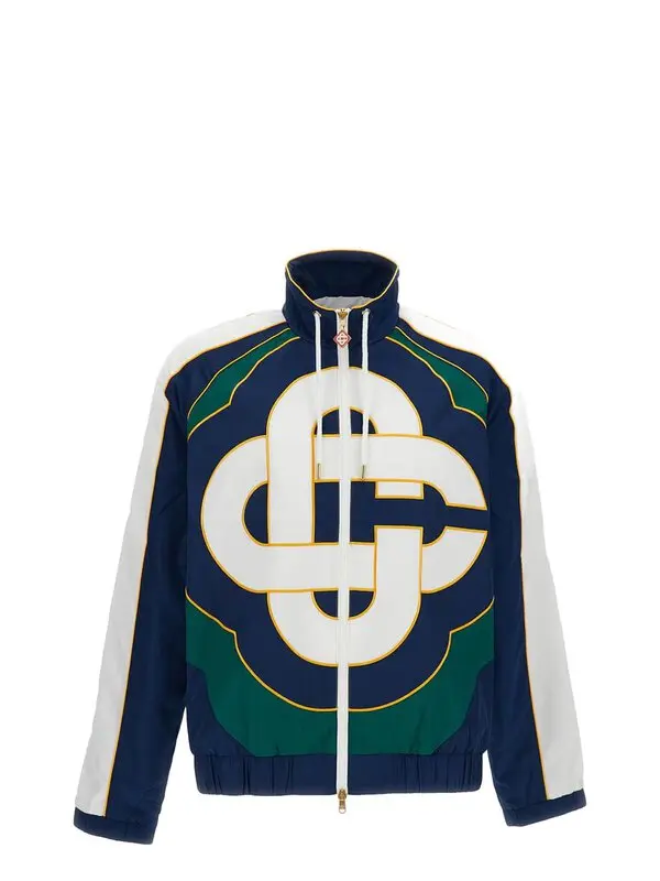 Casablanca Technical Taffeta Windbreaker Jacket - Multicolor