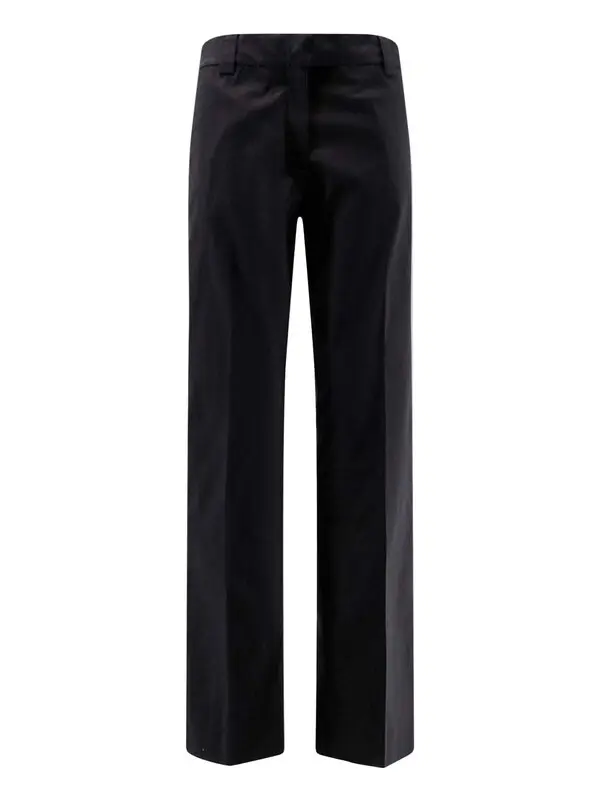 Miu Miu Stretch Poplin Trousers - Multicolor