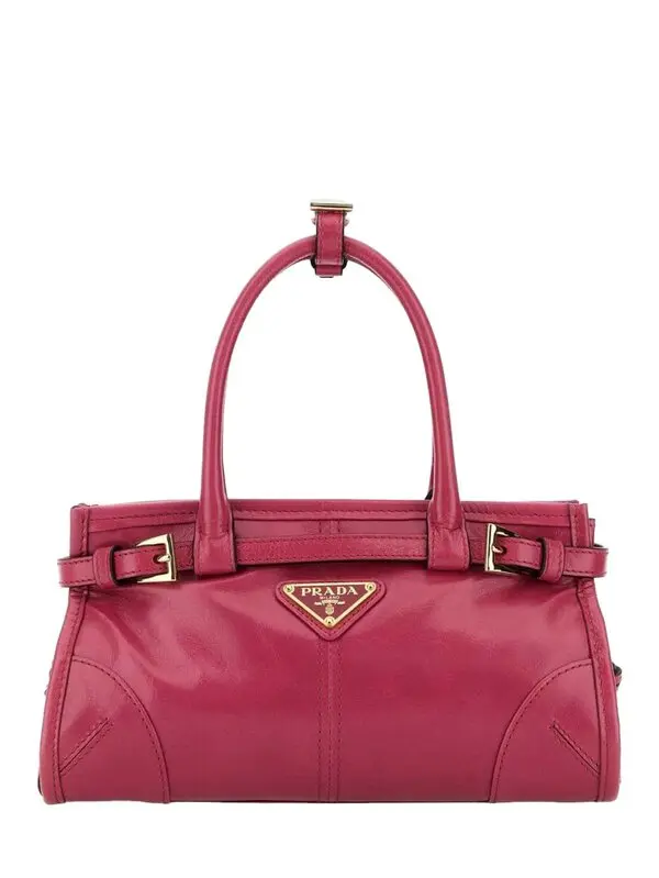 Prada Bonnie Leather Bag - Pink