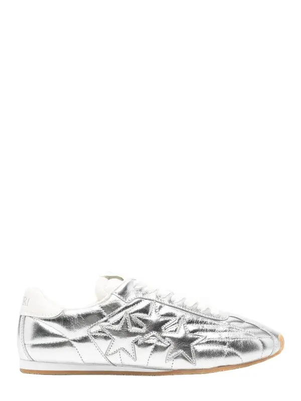 Amiri Quilted Star Motif Trainers - Silver