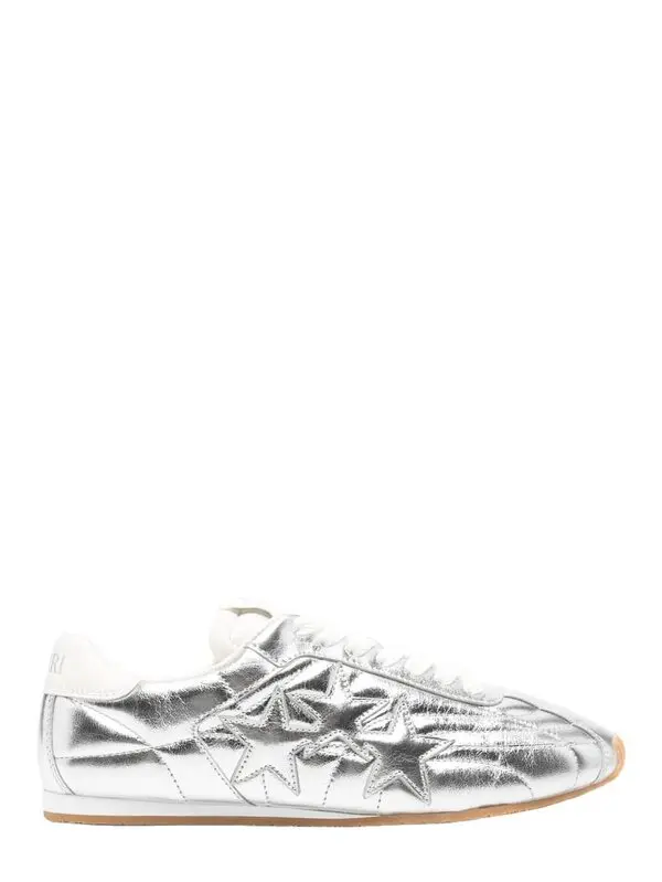 Amiri Quilted Star Motif Trainers - Silver