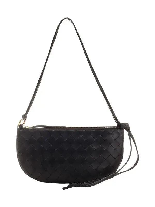 Bottega Veneta Gemelli Double Pouch Intrecciato - Black