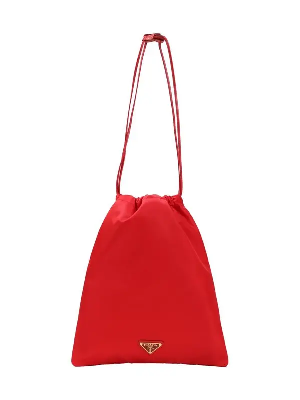 Prada Wish In Re-nylon Pouch - Red