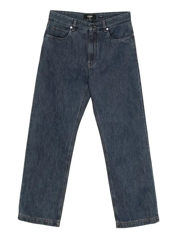 Fendi Denim Bootcut Jeans - Blue
