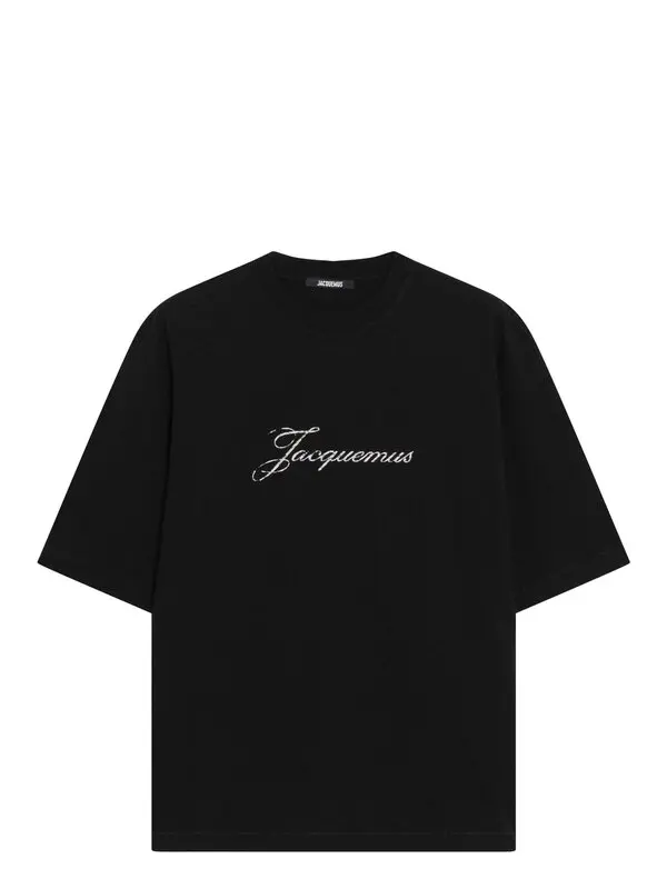 Jacquemus Logo-print T-shirt - Black