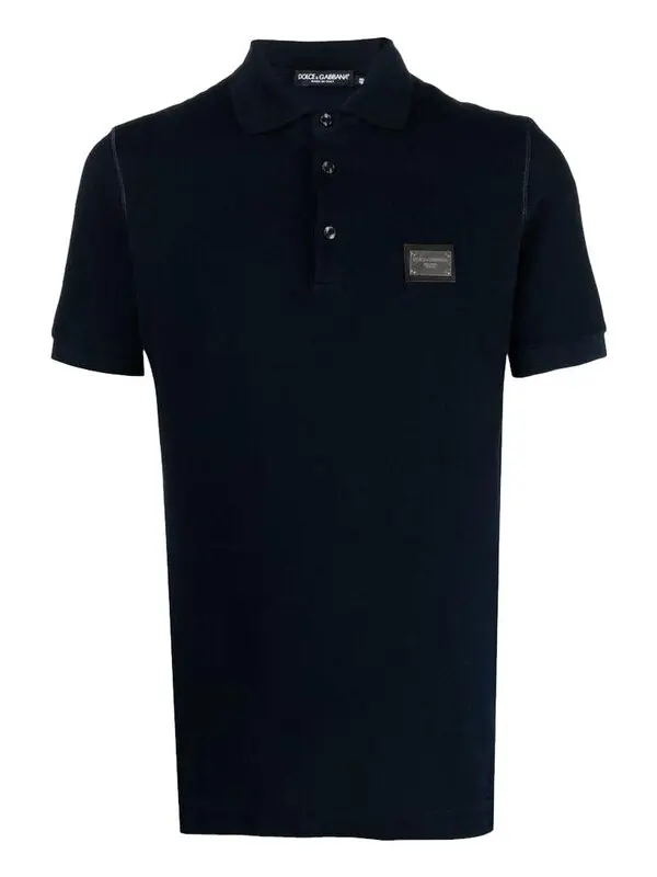 Dolce & Gabbana Polo Shirts - Blue