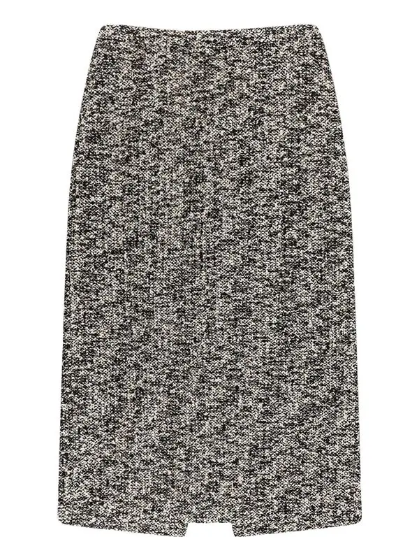 Gucci Midi Skirt In Laminated Boucle Fabric - Multicolor