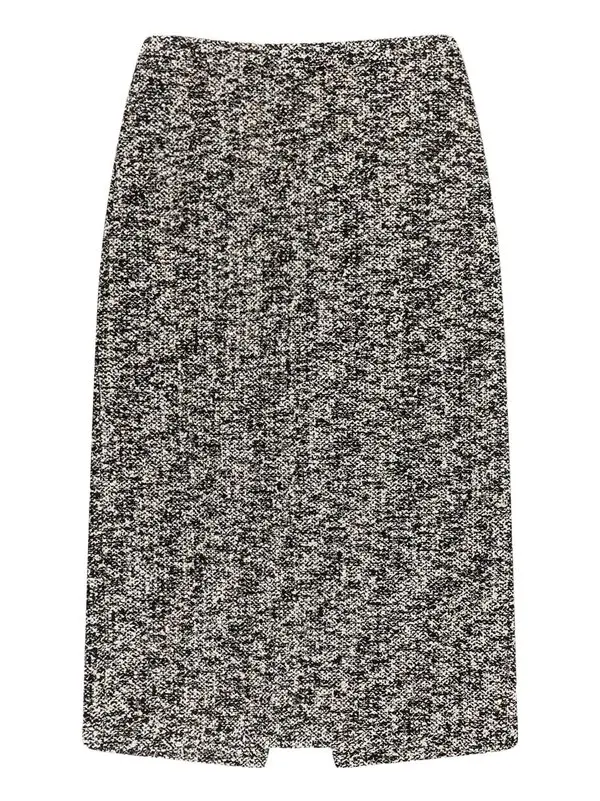 Gucci Laminated Boucle Midi Skirt - Multicolor