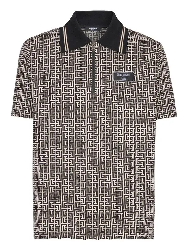 Balmain Polo Shirts - Black