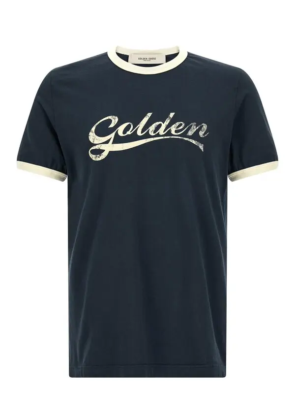 GOLDEN GOOSE Rollo' T-shirt - Blue
